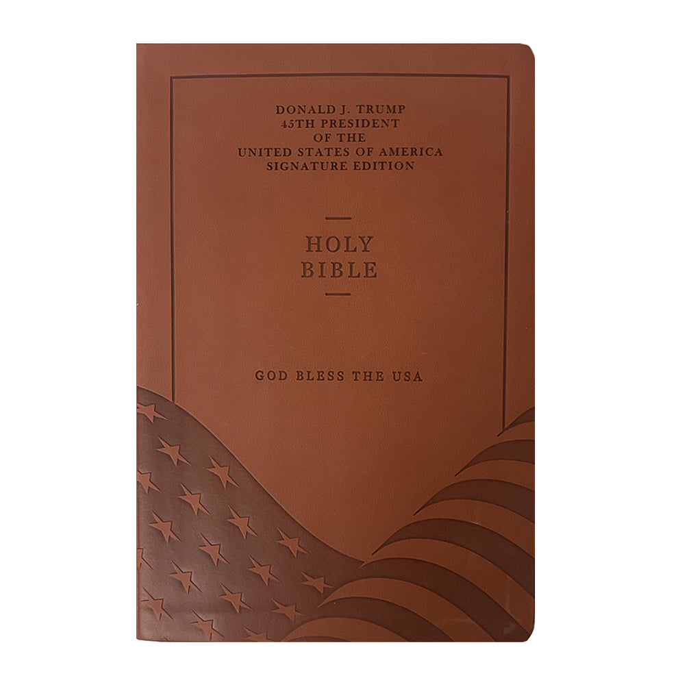 President Donald J. Trump Signature Edition Bible – God Bless The USA Bible